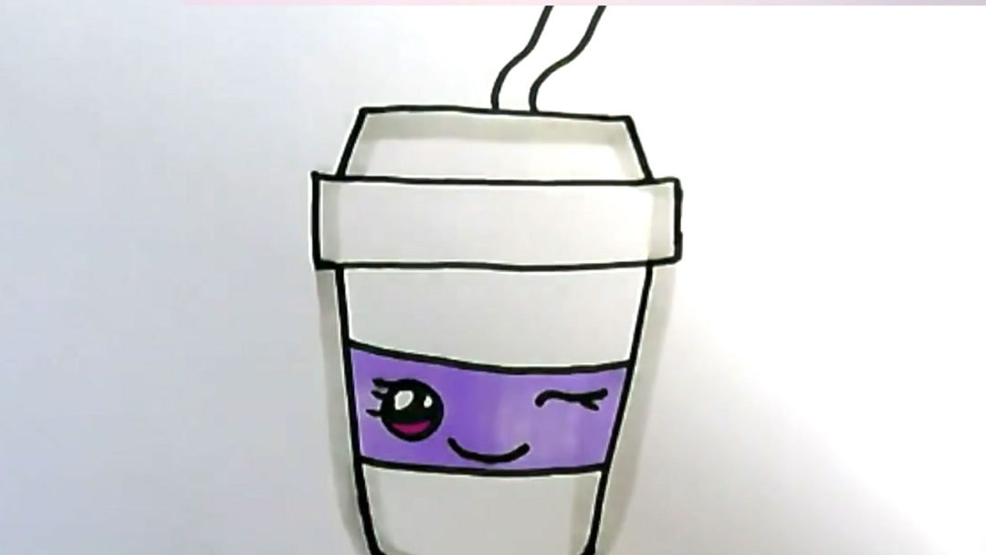 绘画简单的饮料杯