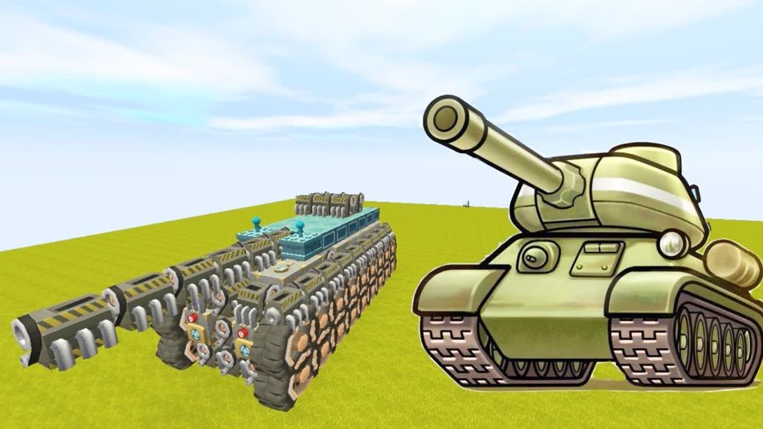 迷你世界:体验新道具"汽车制作器",制作一辆"超级坦克"!