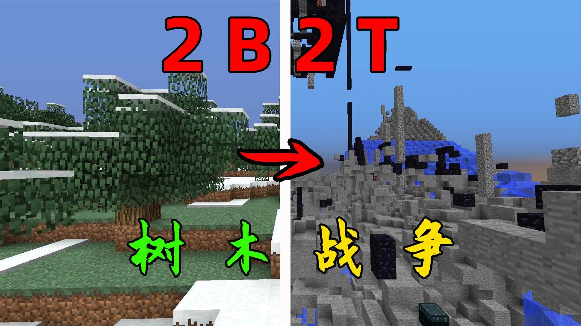 我的世界2B2T服务器:一场针对树木...
