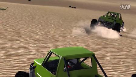 BeamNG模拟汽车卡车碰撞摧毁_超清