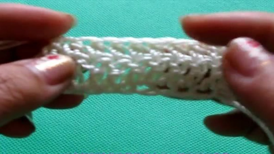 钩针基础入门针法教学:中长针