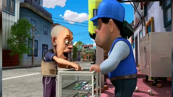 熊出没:光头强也有今天?没钱没画要自己画