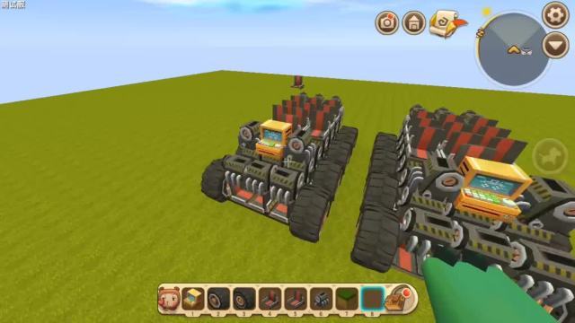 迷你世界:使用新道具汽车工作台,制作一辆超级装甲车!