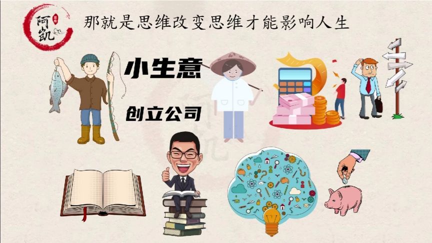 三个人不同的选择不同的命运,思维改变人生!