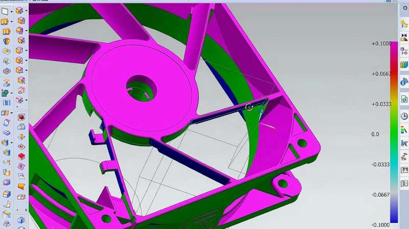ug模具设计自学视频教程之UG风扇分模-2,模具设计培训视频教程