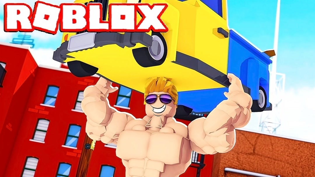 Roblox举重模拟器 可怕的力量!我居然举起了汽车?小飞象解说