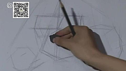 石膏几何体素描手绘基础写生静物 速写绘画色彩教程教学 入门与提高...