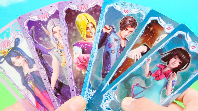 叶罗丽玩具卡片:继续抽稀有卡