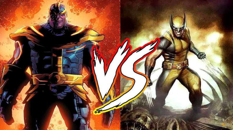 最强史诗战争模拟器:金刚狼大战灭霸,金刚狼的超速再生都没用了