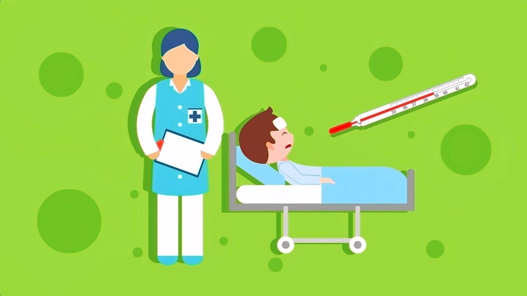 同学们,我们生病的时候有时会发烧,这是为什么呢?