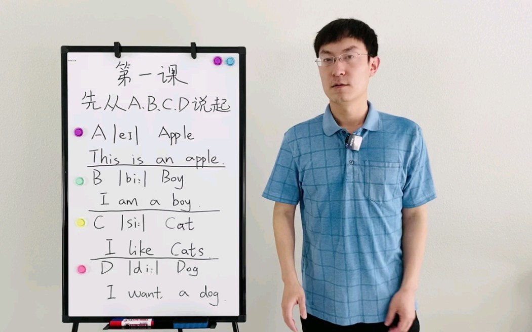 《零基础英语》第一课:字母ABCD, 音标,词汇,常用句型!语法,单复数!