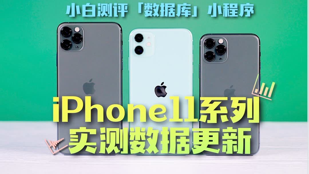 「小白测评数据库」iPhone11系列实测数据更新