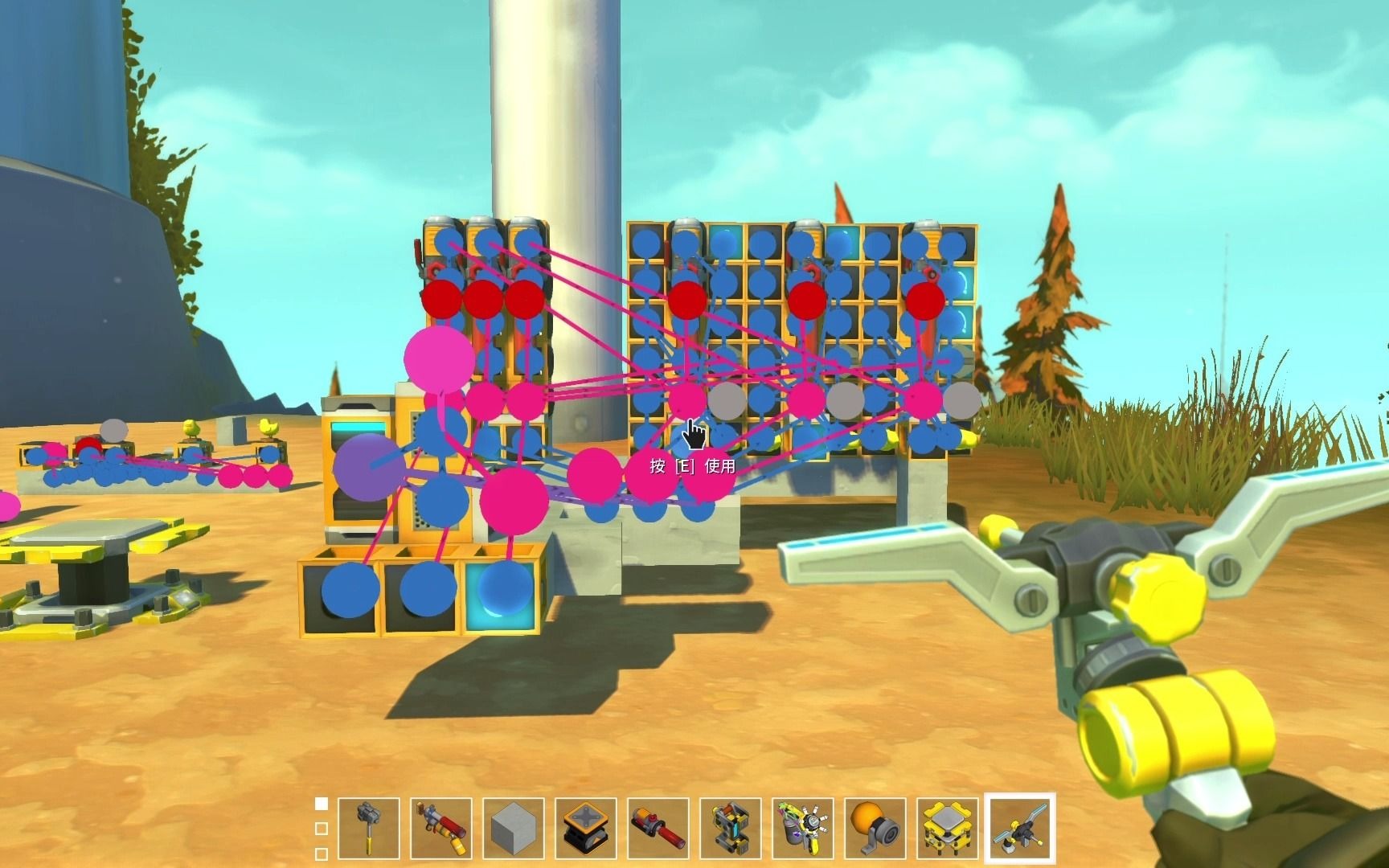 Scrap Mechanic 制作加法器--制作计算机的第一步-废品机械师