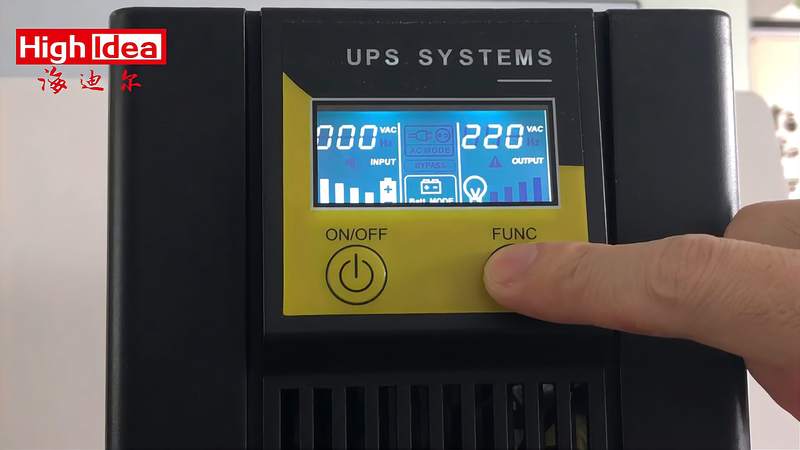 锂电池ups不间断电源液晶屏款使用指导海迪尔