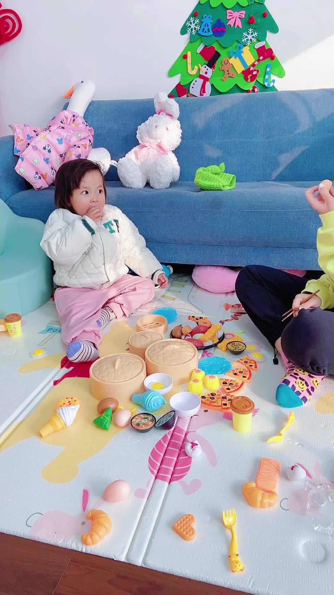 宝宝 2岁以上喜欢玩过家家的厨房玩具,能教宝宝认识食物,模拟做饭,...