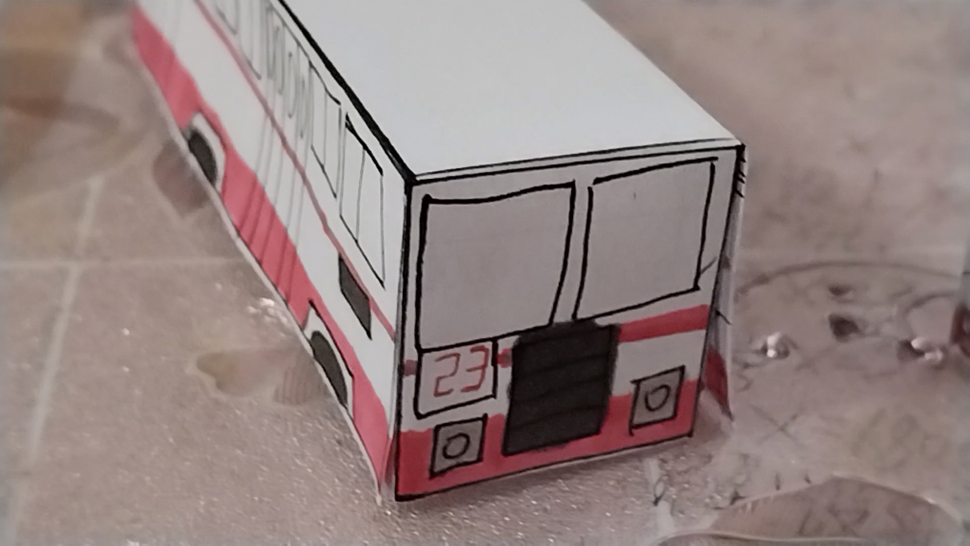 【模型制作】UP主做的天津公交老车(有2路、14路、等)