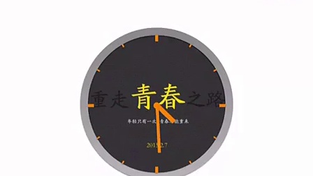 keynote制作的时钟表盘