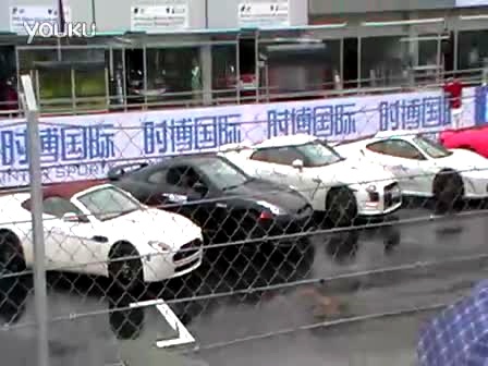 下午决赛开赛前SCC超跑俱乐部跑车展示