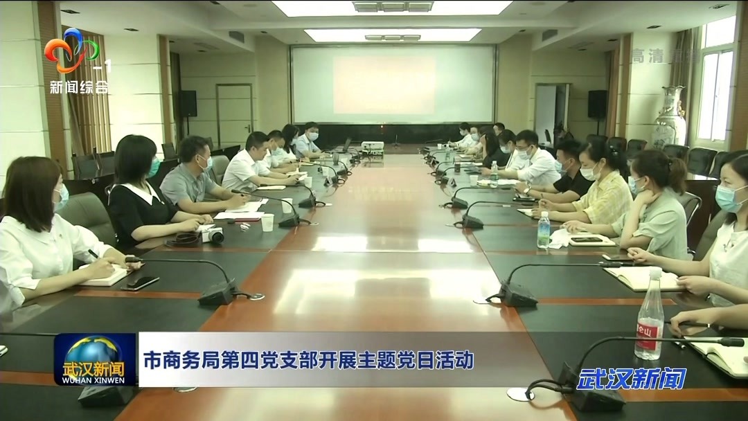 市商务局第四党支部开展主题党日活动