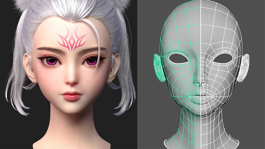 小白如何用Maya制作一个二次元老婆咧?Maya超详细零基础布线教程