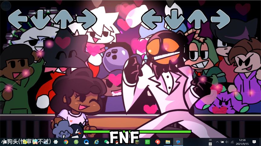 FNFwhitty和carol约会模组普通模式,困难模式第三阶太快,我按不到