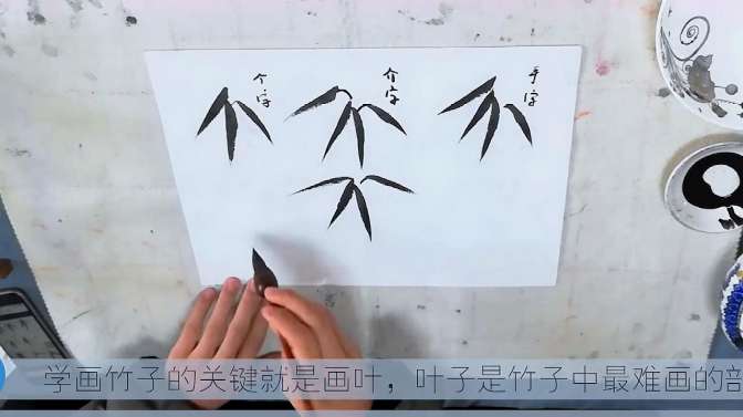 国画竹子画法视频,老师手把手教你,零基础也能轻松驾驭