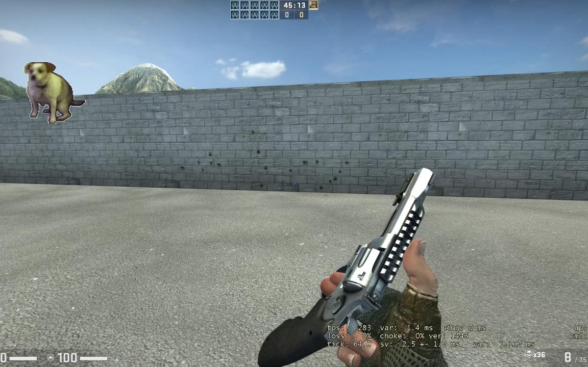 【CSGO】转枪 MP5SD有两种拍的动作