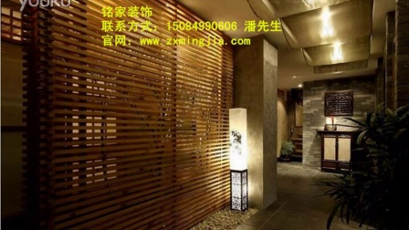 湖南中式茶室装修设计效果图,最美装饰设计图找长沙铭家装饰