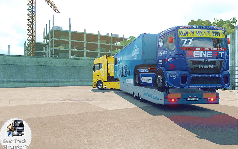 欧洲卡车模拟2 [A7解说]165 外部任务 斯堪尼亚S520 运输赛车 科隆--...