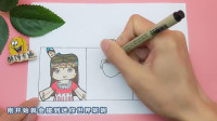 把迷你世界妮妮手绘小学和高中,两款对比会啥样!用一张纸告诉你