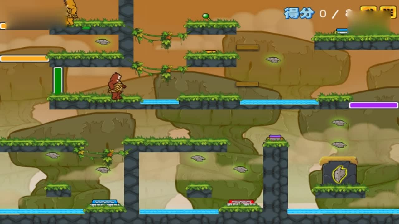 熊出没之秋日连连看叮铛小游戏之土著双熊第一集