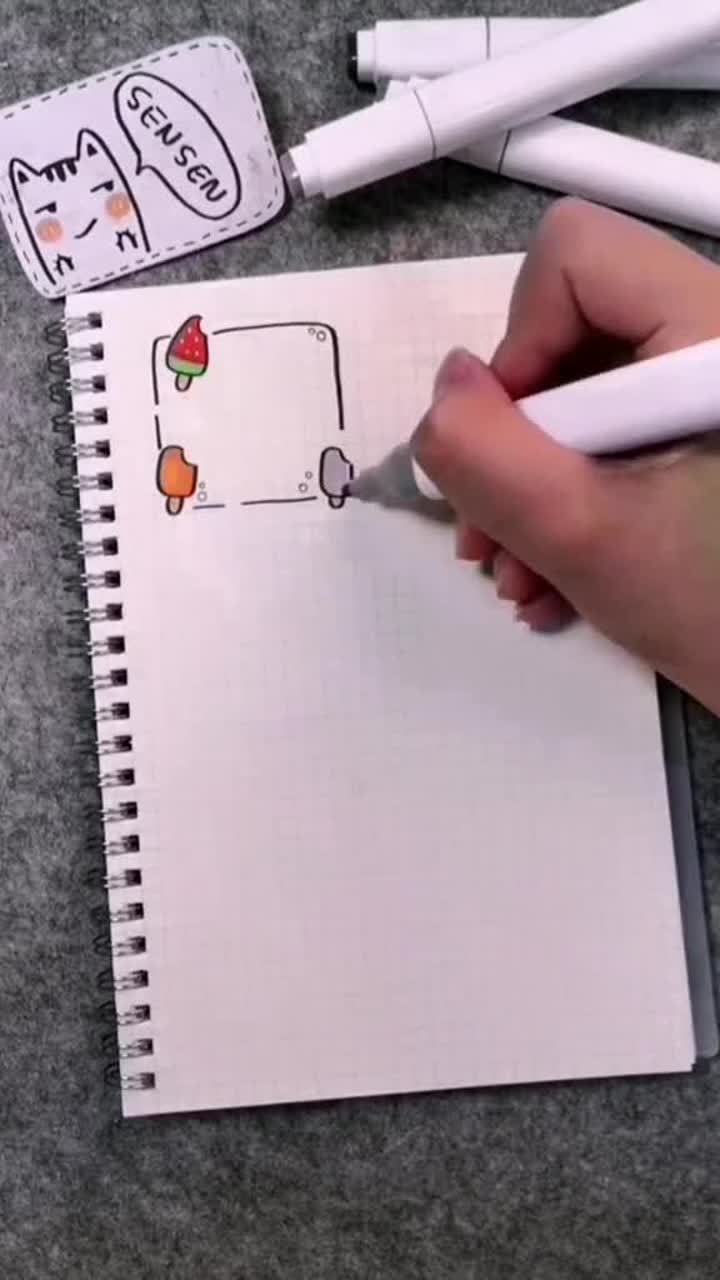 我猜你们手账应该又缺边框素材了.....