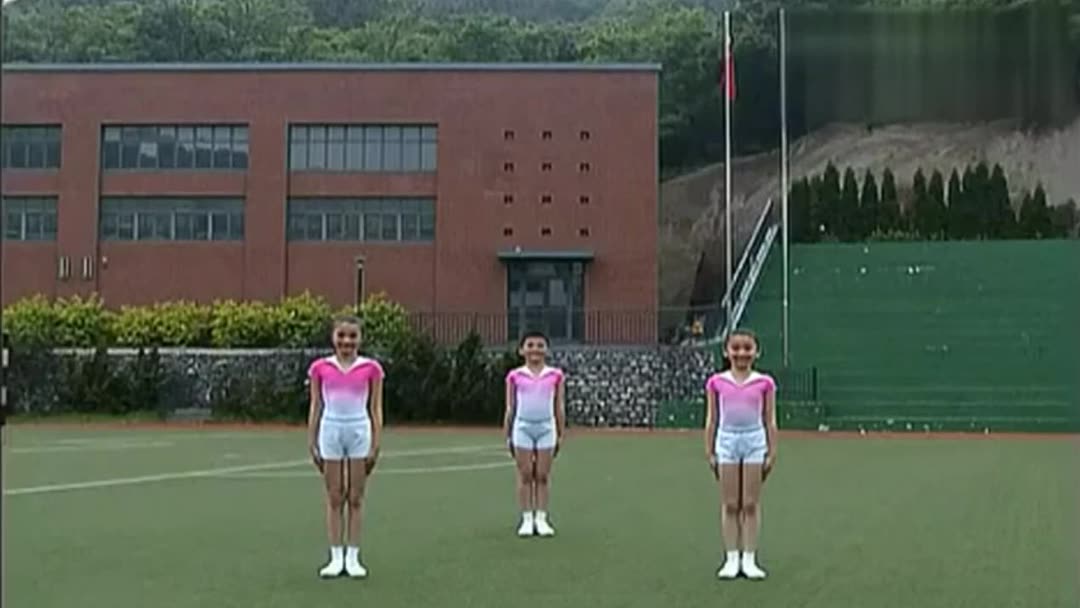 第九套广播体操视频 希望风帆镜面示范