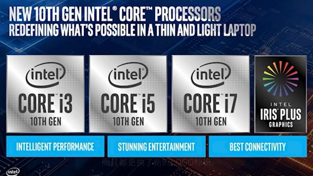 Intel首个10nm工艺产品家族亮相,十代酷睿处理器和锐炬核芯显卡
