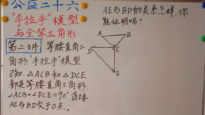 公益二十六手拉手模型与全等三角形(第二讲)(初一初二都适用)
