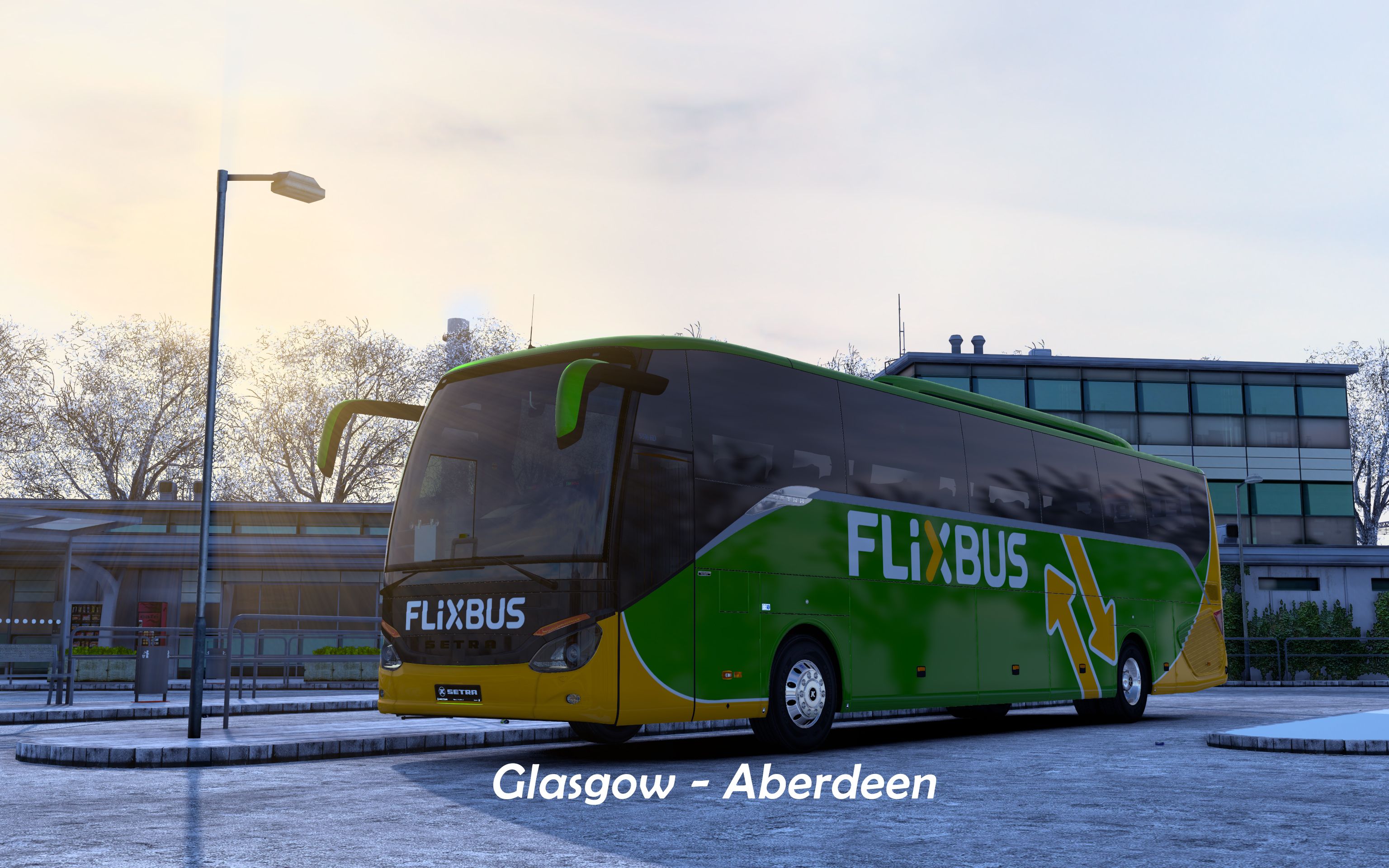 【欧洲卡车模拟2】巴士模组 - 重温现实生活中难忘的苏格兰巴士旅程 - ...