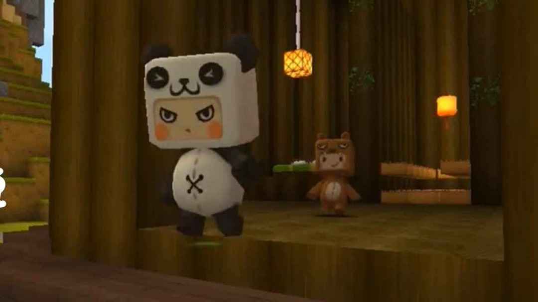 迷你世界搞笑视频熊出没光头强砍树