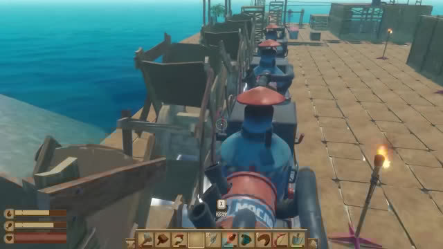 我的世界小白解说木筏求生14发现超级高耸的新岛屿