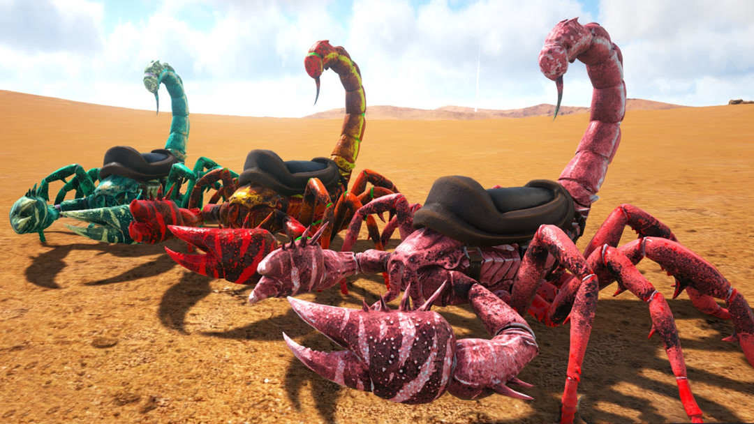 方舟生存进化 憨憨部落 21 这样的坐骑才够帅抓一只蝎子当坐骑