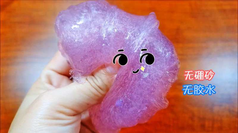 无硼砂无胶水史莱姆试验,用洗衣液和厨房中的两种材料制作史莱姆