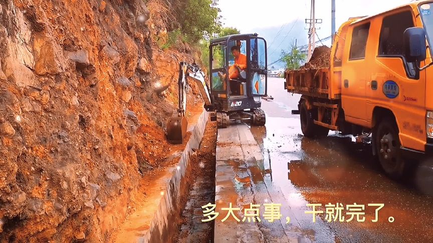 #道路施工 多大点事,干就完了#工程机械设备