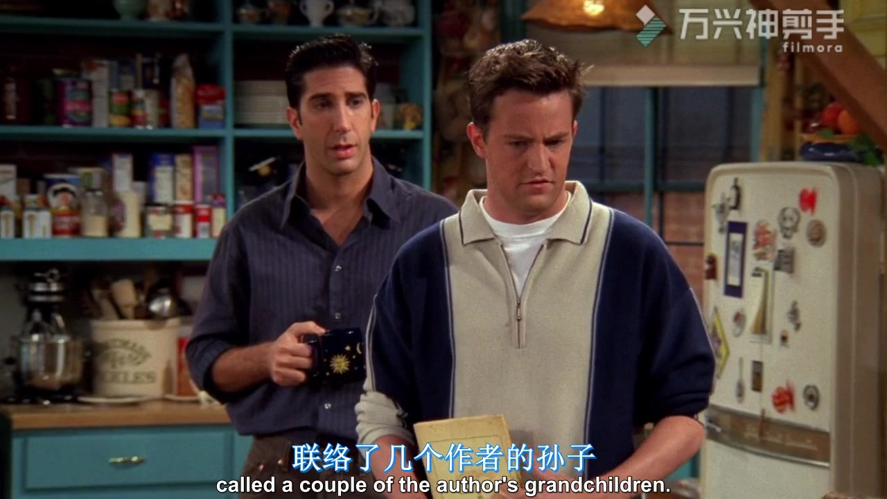 9.54常用词组巧连读 , 钱德勒走心的生日礼物