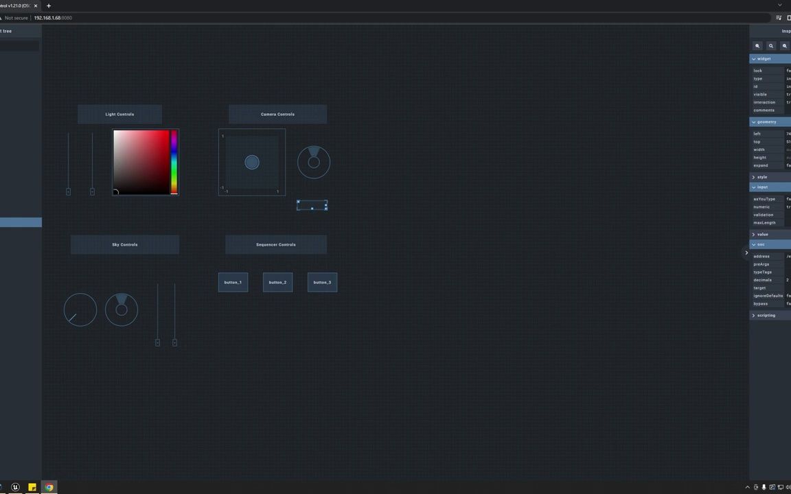 OSC协议连接浏览器与UE5.1