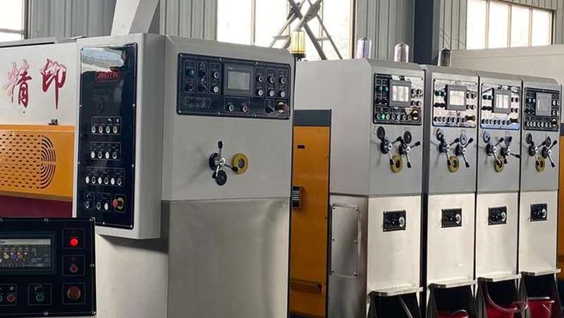 高速全自动三色印刷模切机