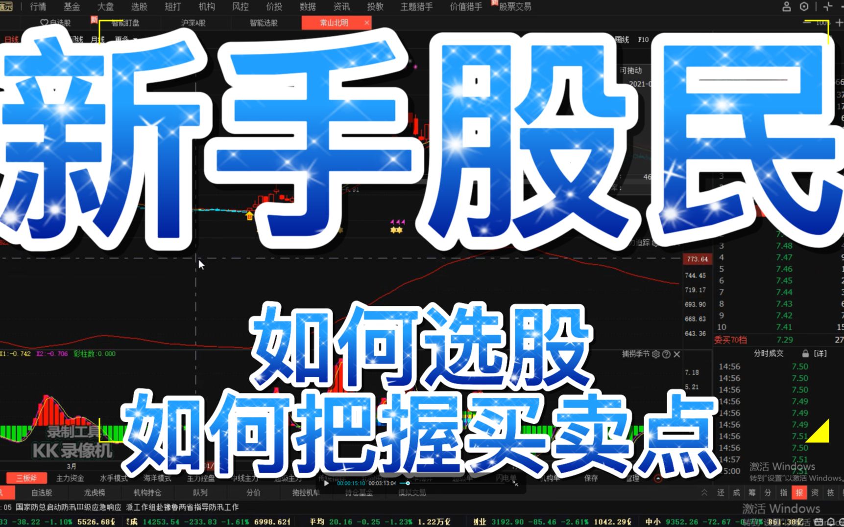 我如何分析一只股票?新手股民入门分析股票的关键技巧