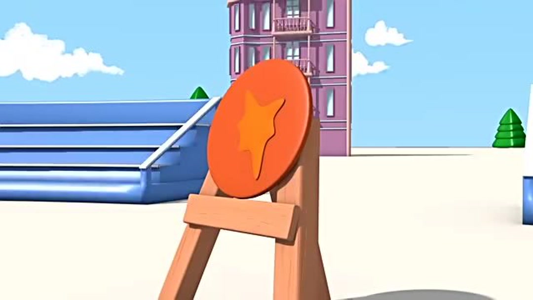 和翻斗车伊森学习 第2季 第3集 打靶子