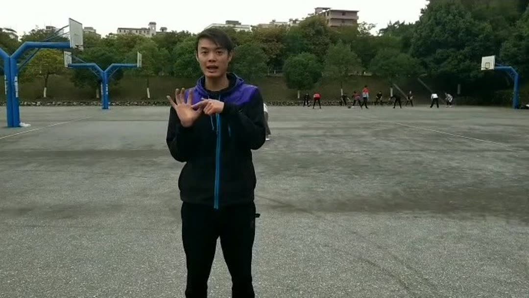 原地单手肩上投篮