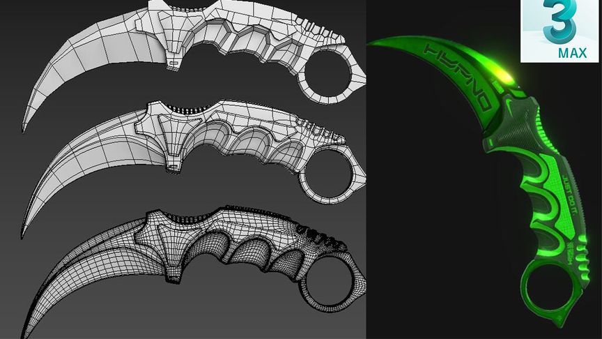 【3DMAX建模】适合新手入门学习的简单道具,3dmax基础建模教程