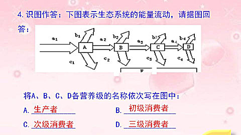 生物八年级下册4.3《能量流动和物质循环》考题精讲
