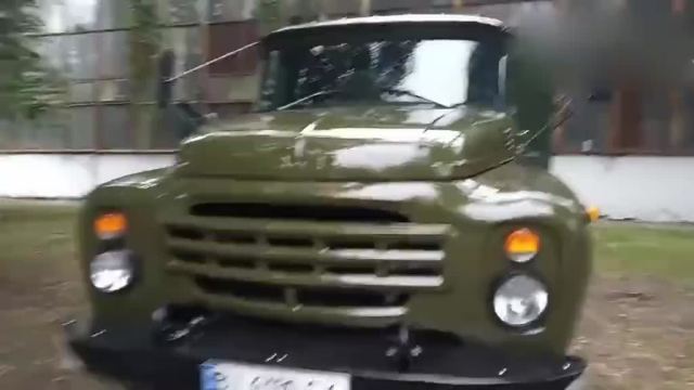 前苏联制造的军用卡车,翻新后首次启动,大家看看怎么样